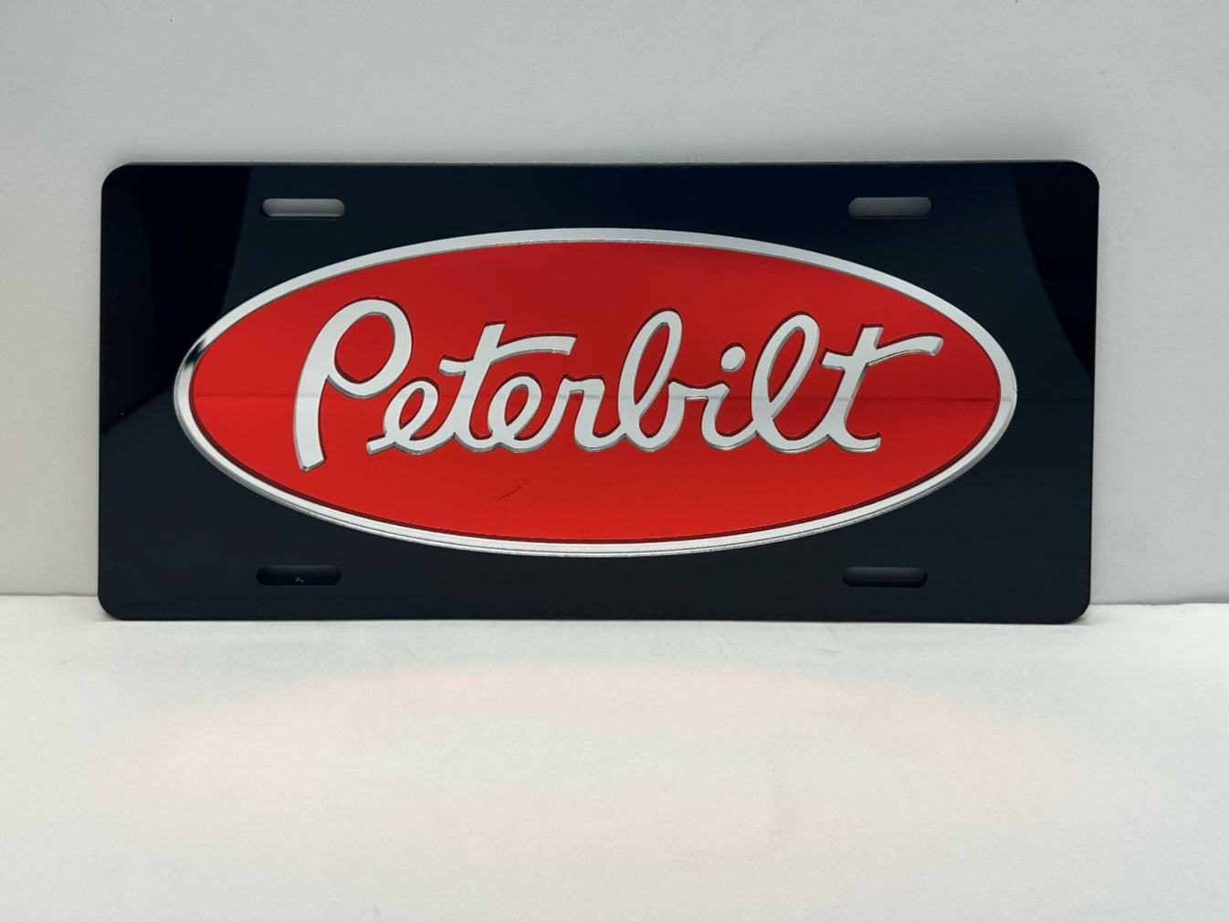 PETERBILT COLOR LICENSE PLATE FRAMES – CTS chromeshop