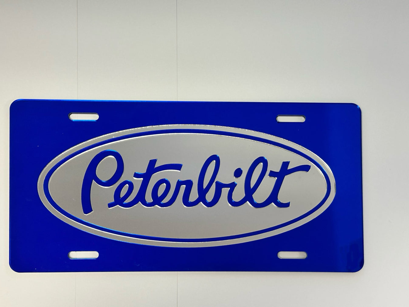 PETERBILT COLOR LICENSE PLATE FRAMES – CTS chromeshop