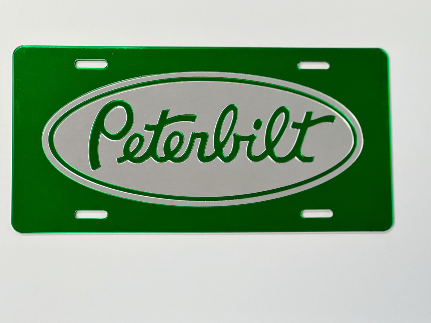 PETERBILT COLOR LICENSE PLATE FRAMES – CTS chromeshop